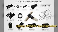 Heavy Duty Industrial Pipe Connectors for DIY Racks