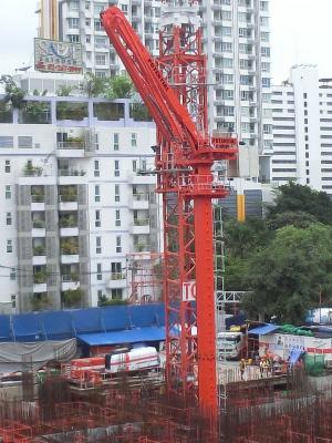 Cina 34m Floor Climbing Hydraulic Concrete Placing Boom in vendita
