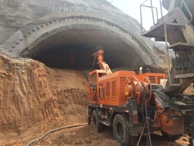 China 4 de Krabschommeling van het wielen Concrete Bespuitende Materiaal KC2512W voor Ruimte Beperkte Voorwaarde Te koop