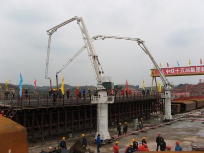 Cina Calcestruzzo stazionario di progettazione modulare che dispone il tipo asta idraulica dell'asta R per l'iarda del fascio in vendita