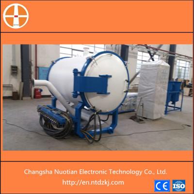 China 98L horizontal type induction vacuum graphitization furnace for heating carbon material or graphite material for sale