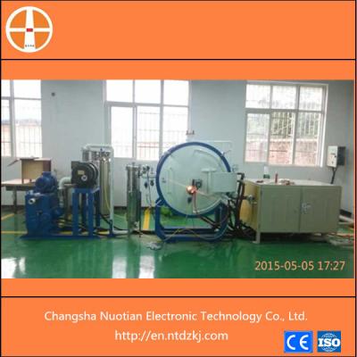 China 1280L horizontal type induction vacuum graphitization furnace for heating carbon material or graphite material for sale