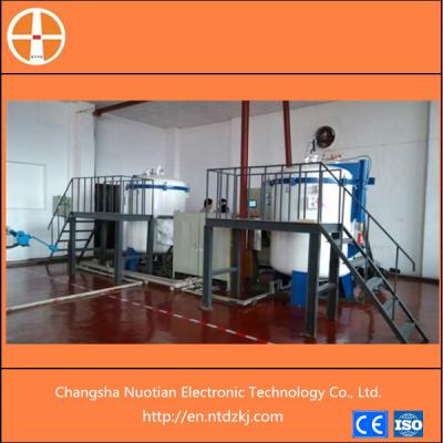 China 100L vertical type vacuum induction sintering furnace for silicon carbide heating for sale