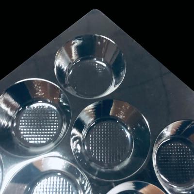 Cina Prodotto alimentare trasparente PET 22 Cella Cookie Inserire vassoio Crisp per la pasticceria cioccolatini Divider scatola regalo in vendita
