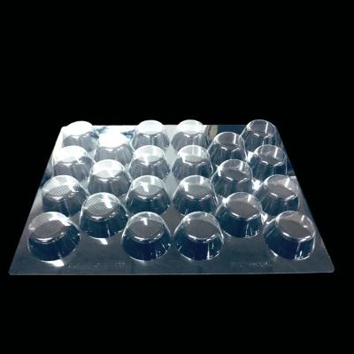 Cina Prodotto alimentare trasparente PET 22 Cella Cookie Inserire vassoio Crisp per la pasticceria cioccolatini Divider scatola regalo in vendita