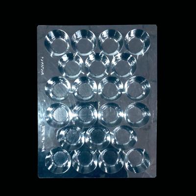 Cina Prodotto alimentare trasparente PET 22 Cella Cookie Inserire vassoio Crisp per la pasticceria cioccolatini Divider scatola regalo in vendita