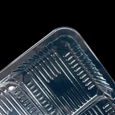Cina Confezione blister PET per alimenti a sei scomparti, trasparente, in misure personalizzate in vendita