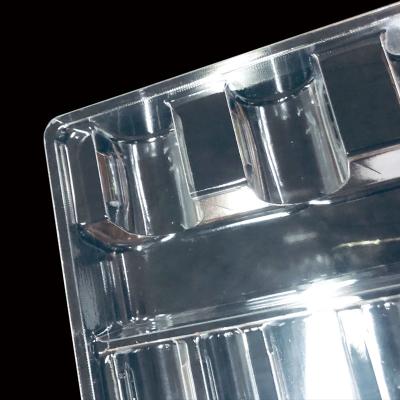 Cina Contenitore per ampule in PET trasparente Imballaggio sicuro per flaconcini multipli Personalizzabile in vendita