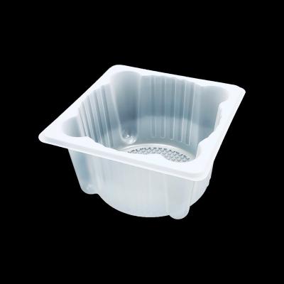 China Lebensmittelechter PP-Cupcake-Halter mikrowellen- und gefriergeeignet, anpassbar zu verkaufen