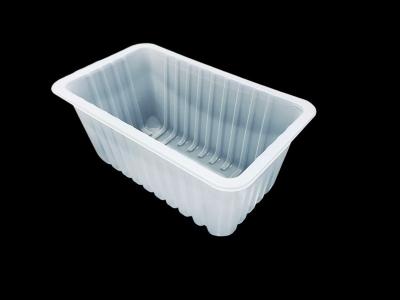 China Custom Food Grade PP Microwavable Meat Tray Sealable and Freezer Safe Deep Container for sale