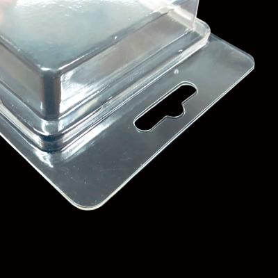 China Custom PET Clamshell Packaging with Hanger Hole for Retail Display for sale