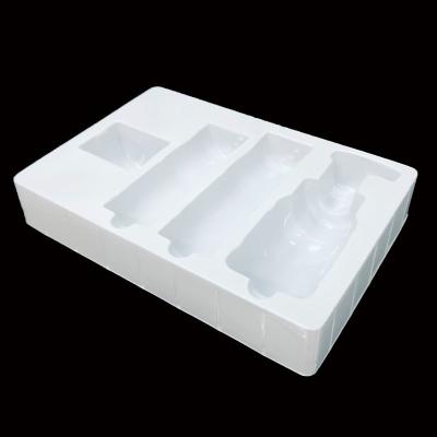 China Custom White PET Blister Tray for Skincare Packaging Insert for sale