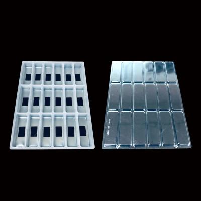 China Custom Food Grade PP 18 Cell Tray with PET Clear Lid Thermoforming Packaging for sale