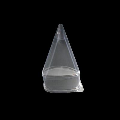 China Custom Food Grade PET Cake Box Lid for Triangular Desserts for sale