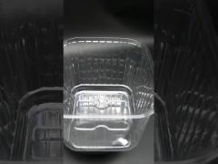 Food Grade Clear PET Containers For Fruits Vegetables Custom Deep Dish Plastic Packaging