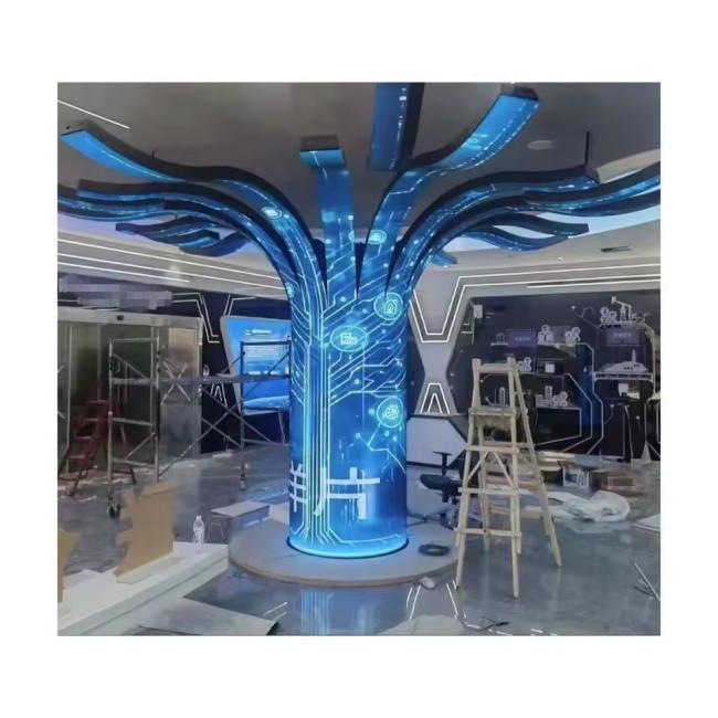 P2.5 Flexible Led Screen Customized Size Soft Led Display Module Outdoor Advertising Led Screen Indoor