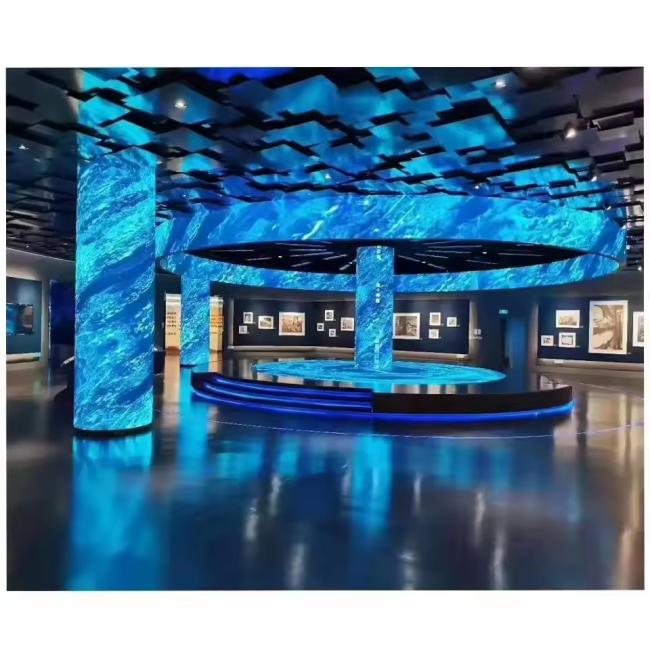 P2.5 Flexible Led Screen Customized Size Soft Led Display Module Outdoor Advertising Led Screen Indoor