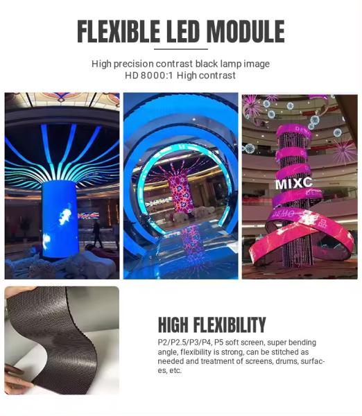 Quality Customization p4 Indoor Soft Video Wall High Quality High Definition LED Screens for sale