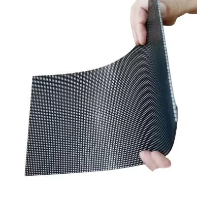 Cina Display video a LED a parete schermo trasparente noleggio modulo a LED a matrice morbida flessibile in vendita