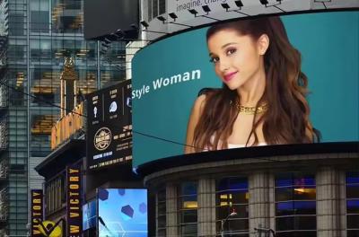 Cina P4 schermo a LED flessibile a cilindro curvo per la pubblicità in vendita