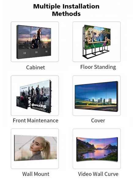 Quality Video Wall DID LCD Commercial Display Remote Control LCD Advertising Screens for sale