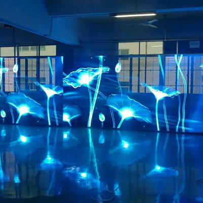 China Aluminiumkast Transparent LED-scherm met 16 bit grijschaalniveau en 1/16 aandrijvingsmethode Te koop