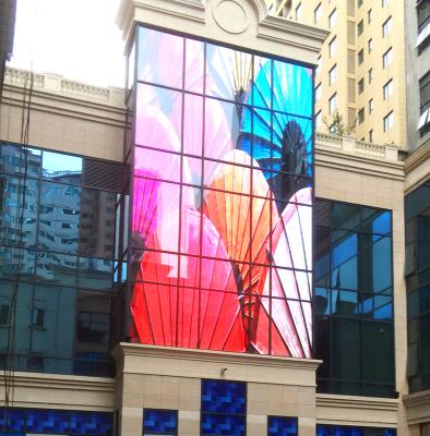 China 3840 Hz transparant LED-video-scherm met 16 bit grijschaalniveau Te koop