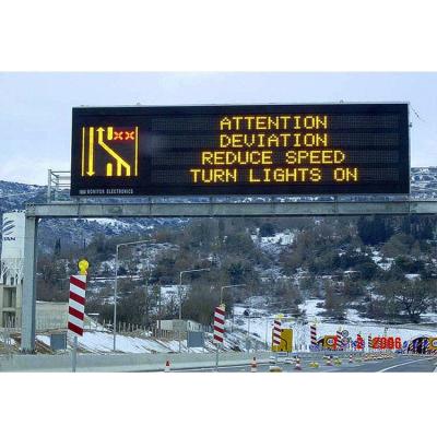 Cina Display di segnale del traffico a LED senza fili per autostrade all'aperto in vendita