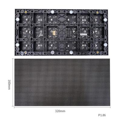 Cina schermo video HD 320x160mm Indoor GOB LED Module P1.86 3840Hz 1/43scan in vendita