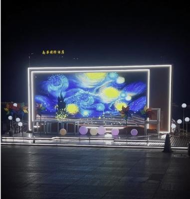 China P10 Transparante LED-scherm volkleurig hoge helderheid voor gebouwglasvenster Te koop