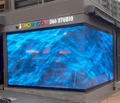 China Doorzichtige, flexibele LED-film voor binnen- en buitenruimte, kristal-scherm-schermpaneel, doorzichtige LED-scherm voor glas Te koop