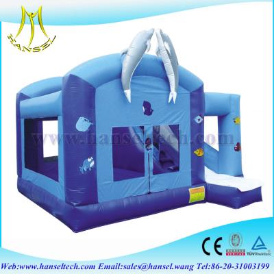 China Hansel large giant commercial rental use inflatable obstacle course bouncer for sale