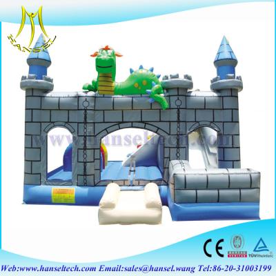 China Hansel New design large giant commercial rental use inflatable obstacle bouncer for sale