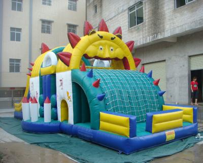 China Hansel Colorful Animal Inflatable Bouncer Castle for Kids Party for sale