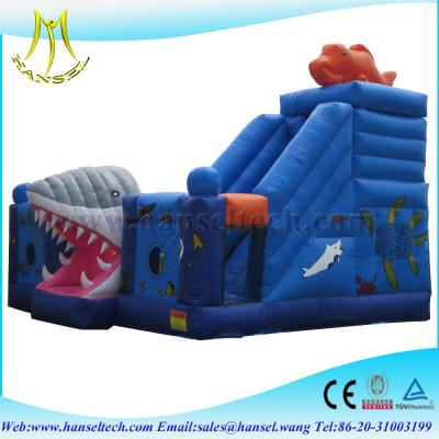 China Hansel large giant commercial rental use inflatable bouncy castle slide combo for sale