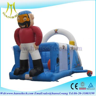 China Hansel Outdoor Commercial Inflatable Bouncer with Slide Made in China for sale