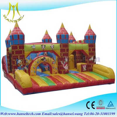 China Hansel Backyard Lawn  Inflatable Mini Inflatable Bouncer for Kids for sale