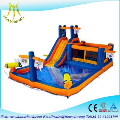 China Hansel commercial High quality inflatable super slide with cheaper price water pool slide for sale