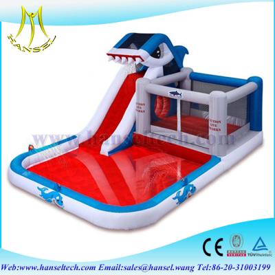 China Hansel commercial High quality inflatable super slide with cheaper price water pool slide for sale