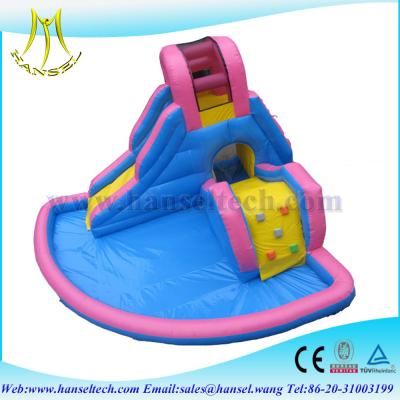 China Hansel Factory direct sale 2015 fancy product castle type inflatable pvc slide for kids for sale