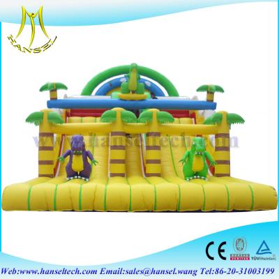China Hansel Hot Commercial Inflatable Slide with customized bouncy slide for sale