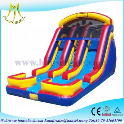 China Hansel Customized Inflatable Slide ,Colorful Inflatable Slide For Kids And Adults play for sale