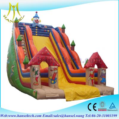 China Hansel Commcercial kids slide house /inflatable car slide for sale for sale