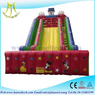 China Hansel Best Quality and Safe Painting Inflatable Slide for Sale for sale