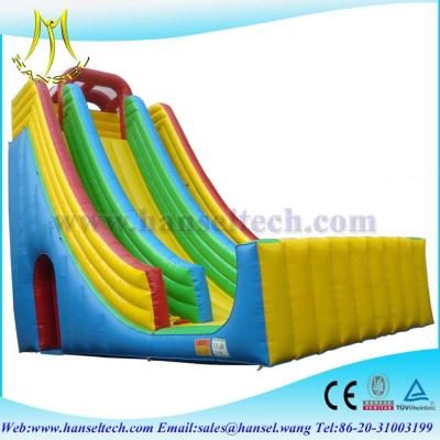 China Hansel Popular New Arrive Cartoon Inflatable Slide for Kids Safe for sale