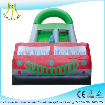 China Hansel Cheap Inflatable Amusement Equipment Double Lane inflatable Slide for Sale for sale