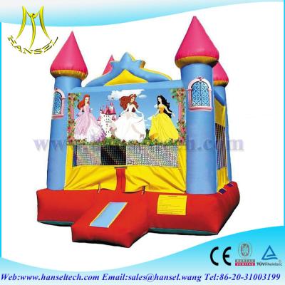 China Hansel high qualtiy best sale inflatable princess bouncy castle for sale