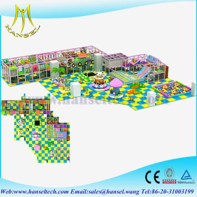 China Hansel Kids Attractions Indoor Play Centers Commercial Playground Equipment for sale
