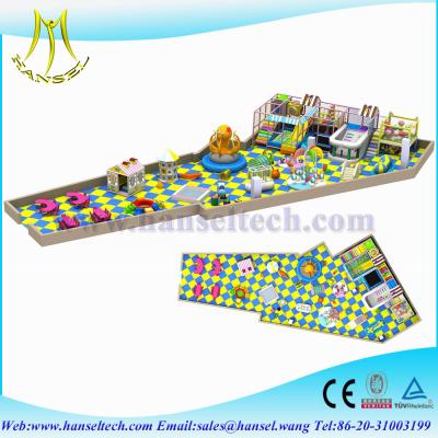 China Hansel Commercial children indoor soft playground equipment for sale