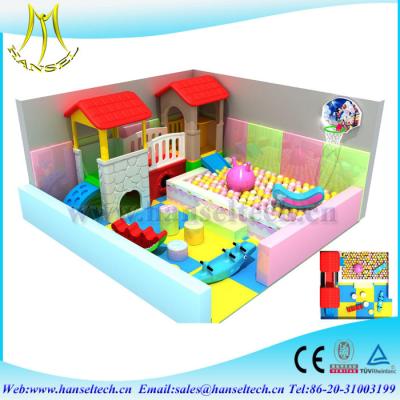 China Hansel indoor game equipment soft playground or outdoor amusement for sale